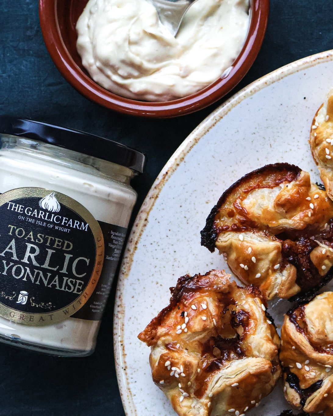 Cranberry & Camembert Parcels with Toasted Garlic Mayo – The Garlic Farm
