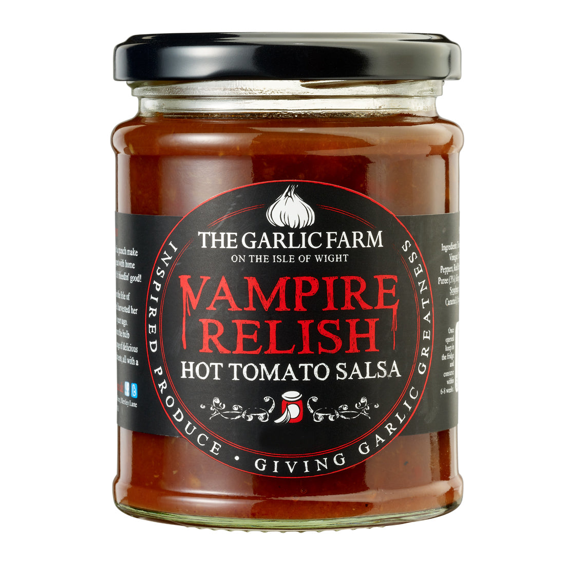 Vampire Relish - Hot Tomato Salsa | The Garlic Farm Isle of Wight