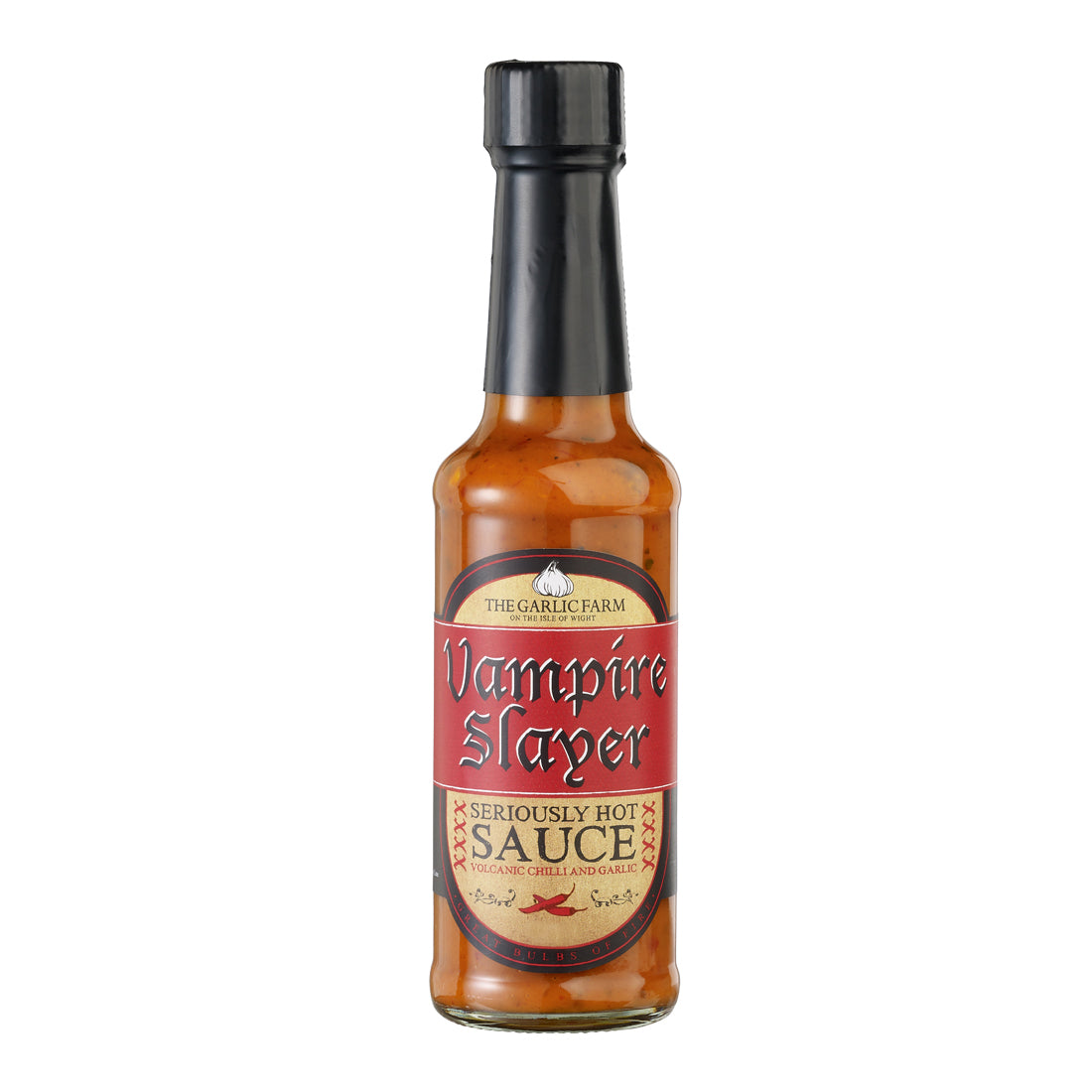 Vampire Slayer Seriously Hot Sauce | The Garlic Farm Isle of Wight