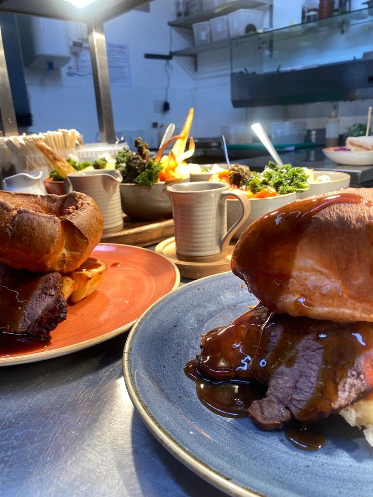 Sunday Roasts at The Garlic Farm Restaurant